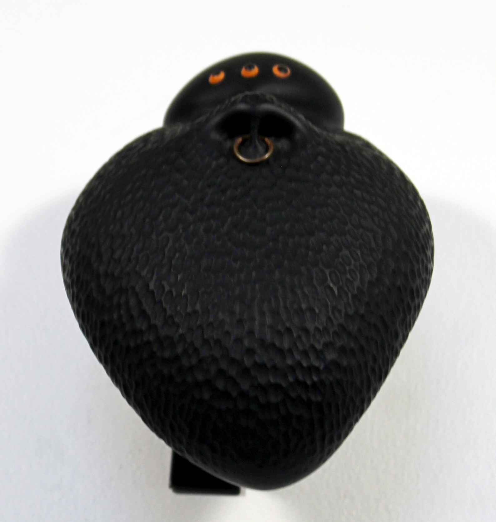 Contemporary Vintage Studio Art Glass Tribal Head Wall Sculpture by ...