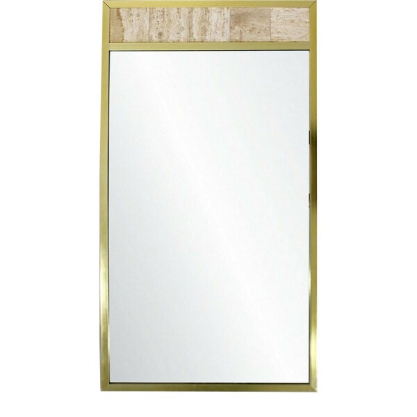 Travertine Mirror - Etsy