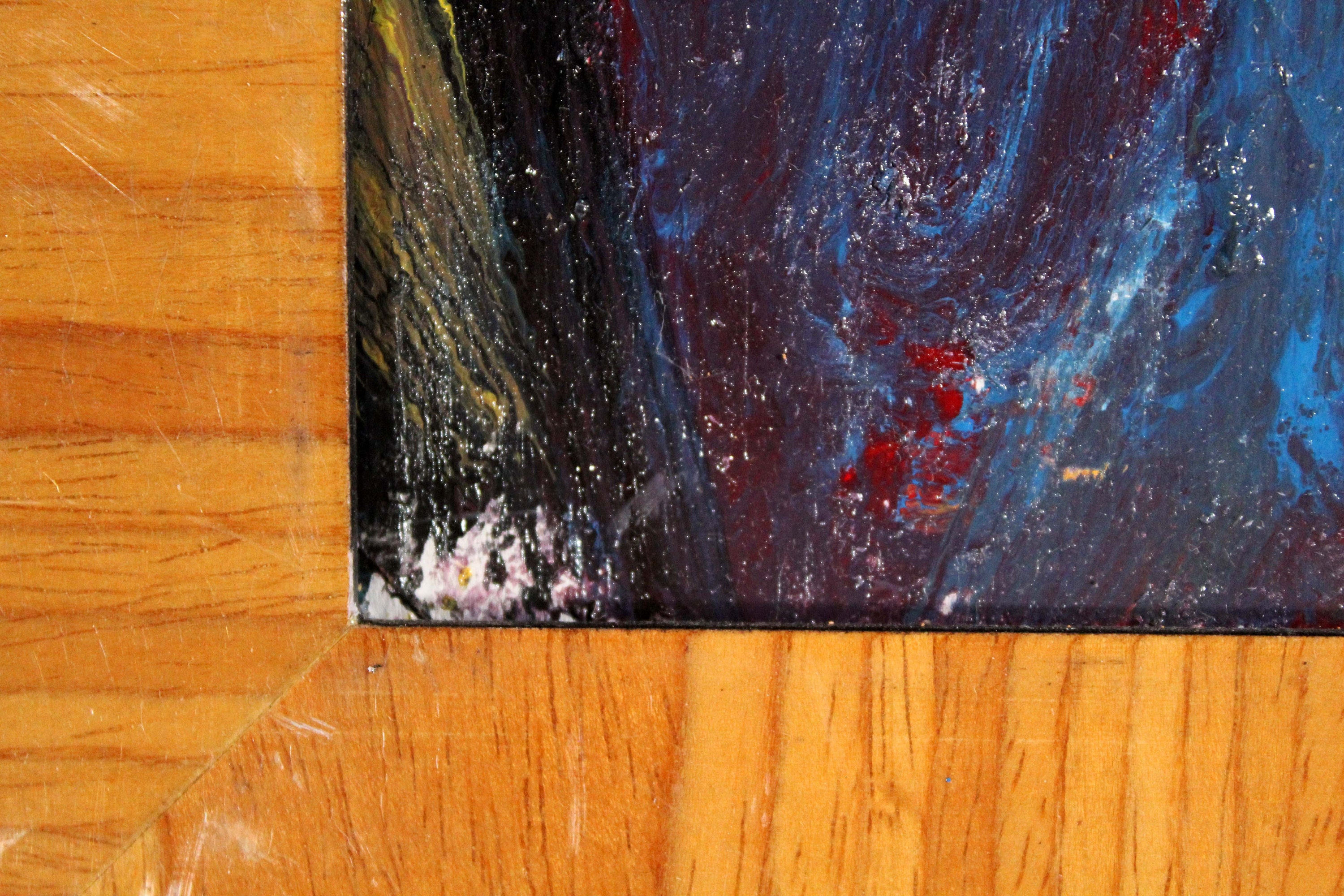 Thomas Pulgini Ruccini Modern Portrait Oil Painting on Board Framed - Etsy