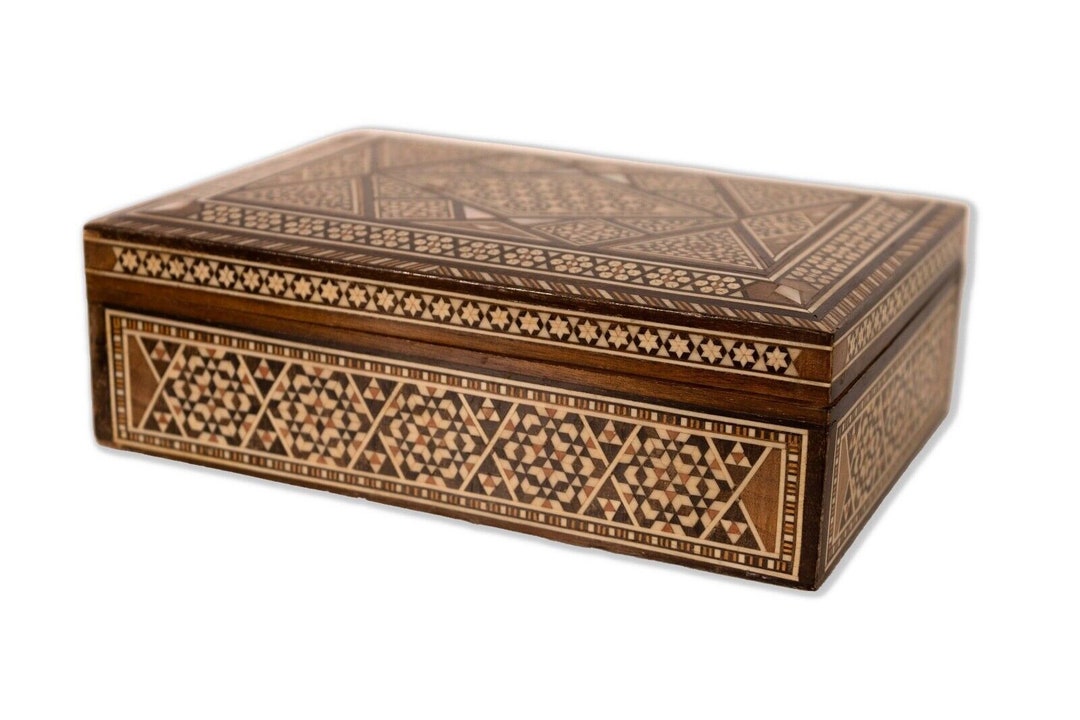 Thorens Music Box Mosaic Tile Pattered Made in Switzerland - Etsy