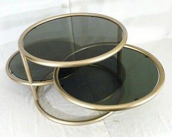 3 Tier Glass Table - Etsy