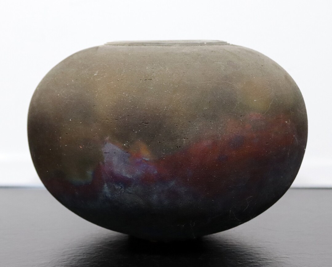 Ed Risak Small Sphere Traditional Raku Ceramic Sculpture - Etsy