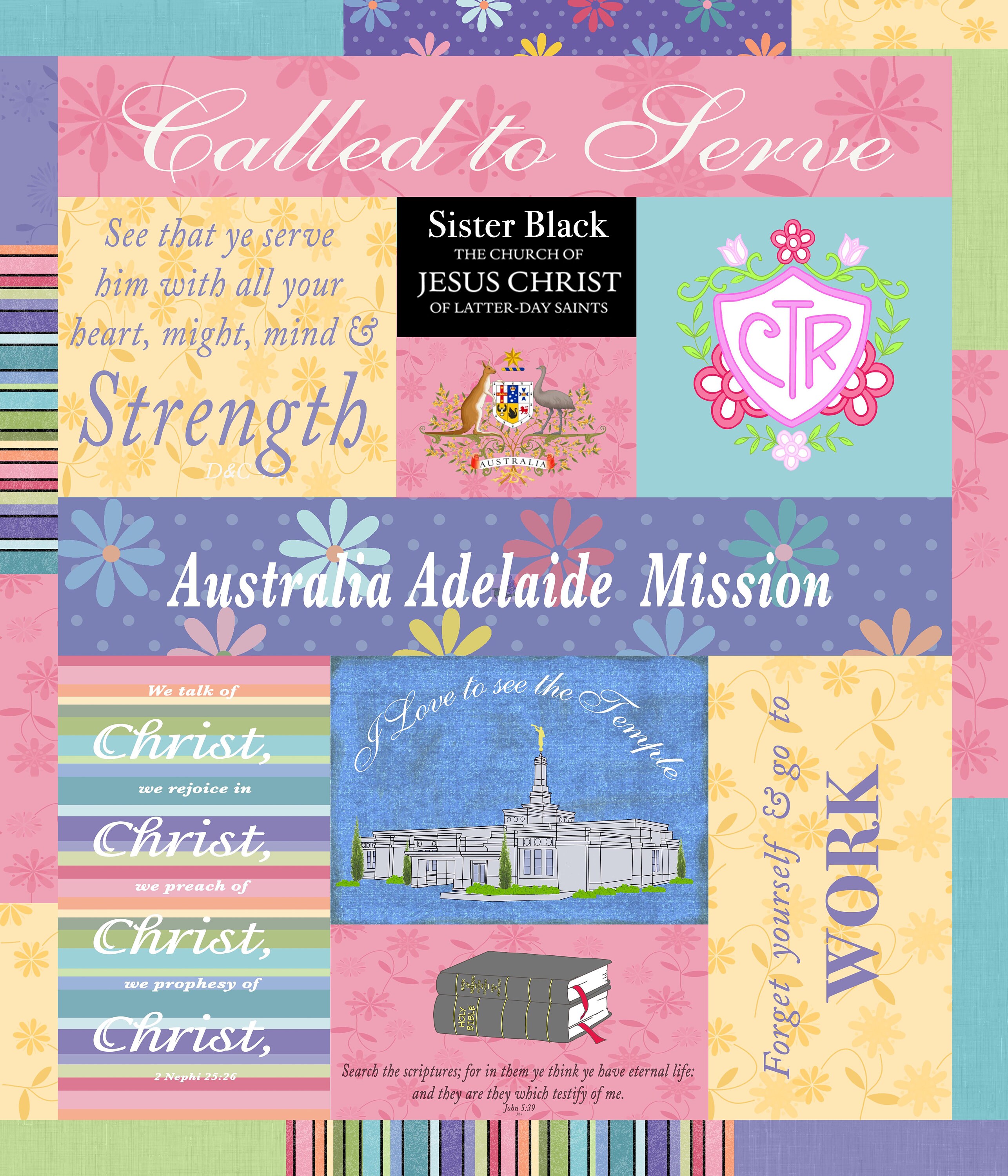 LDS Baptism Quilt or Missionary FINISHED Quilt Blanket - Etsy