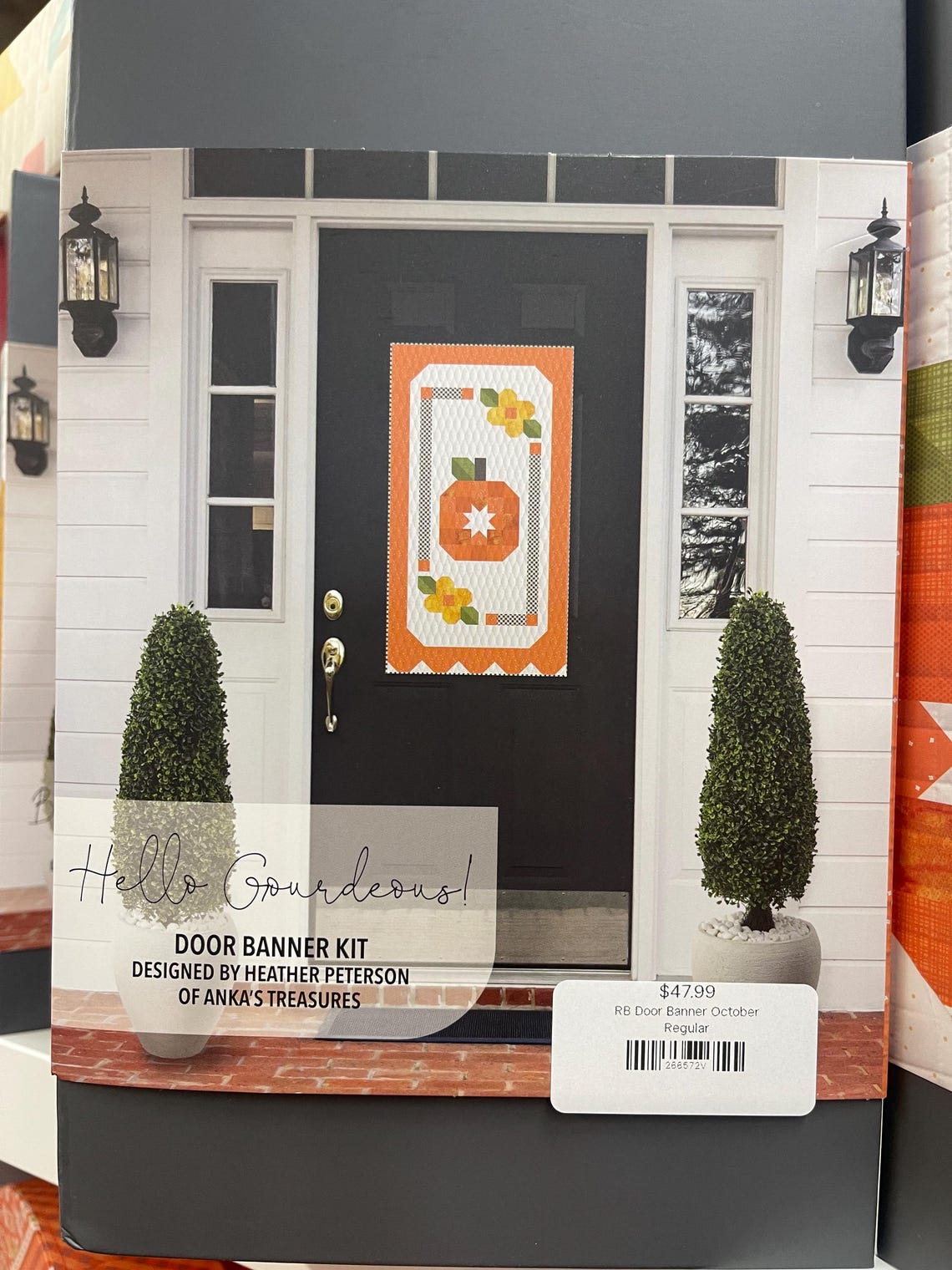 Riley Blake Door Banner Kit of the Month hello Gourd-ous FREE SHIPPING ...