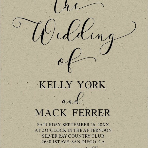 Custom Stamp Wedding Invitation - Etsy