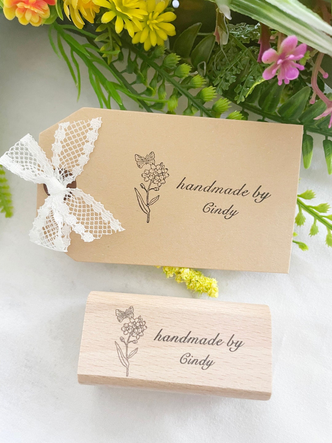 Custom Logo Stamp 2 X1 Custom Stamp created With Love Personalized ...