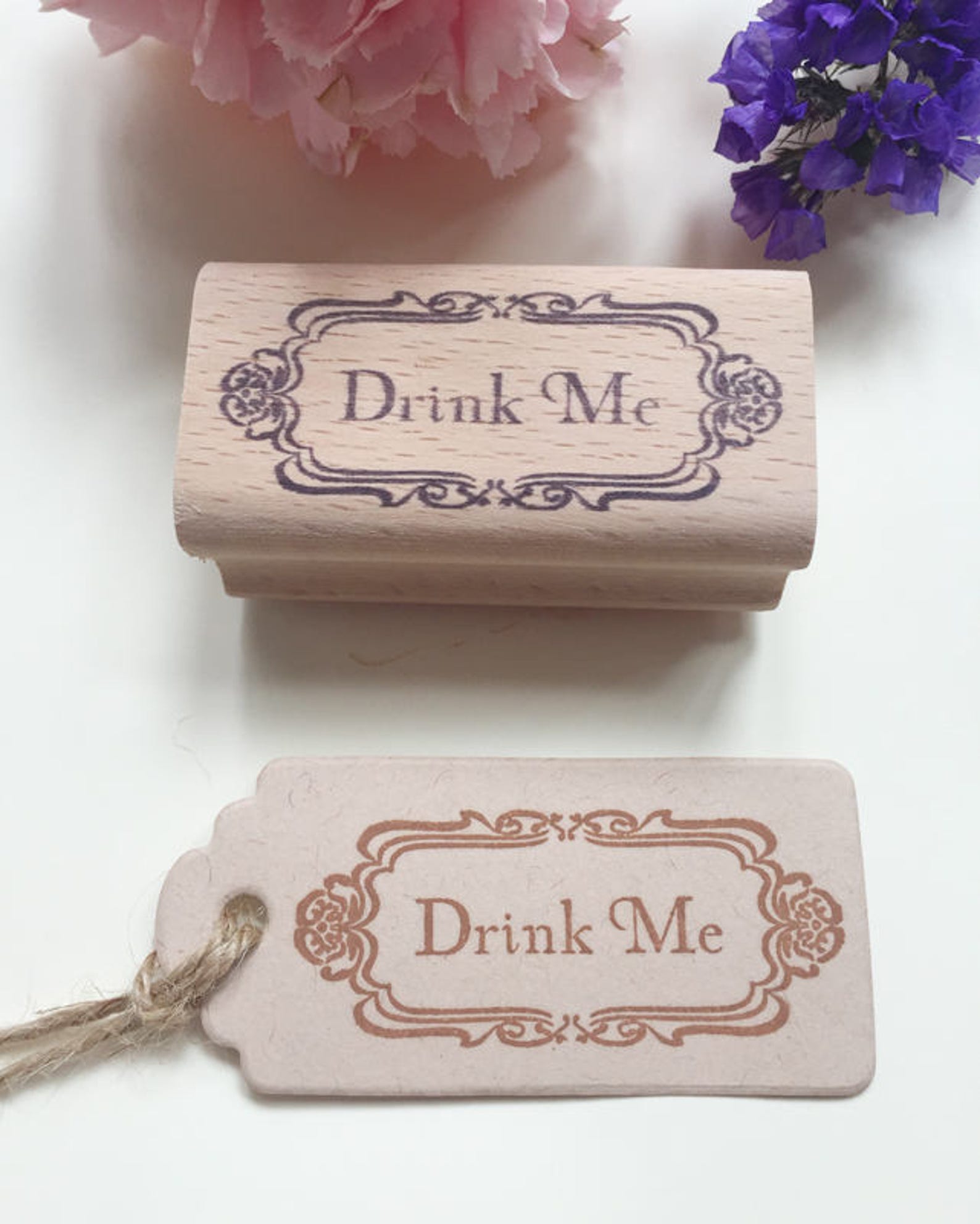Custom Stamp 2.36 X1 D drink Me Stamp Alice - Etsy Australia