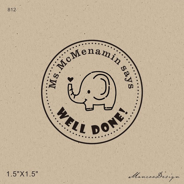 Well Done Stamp - Etsy