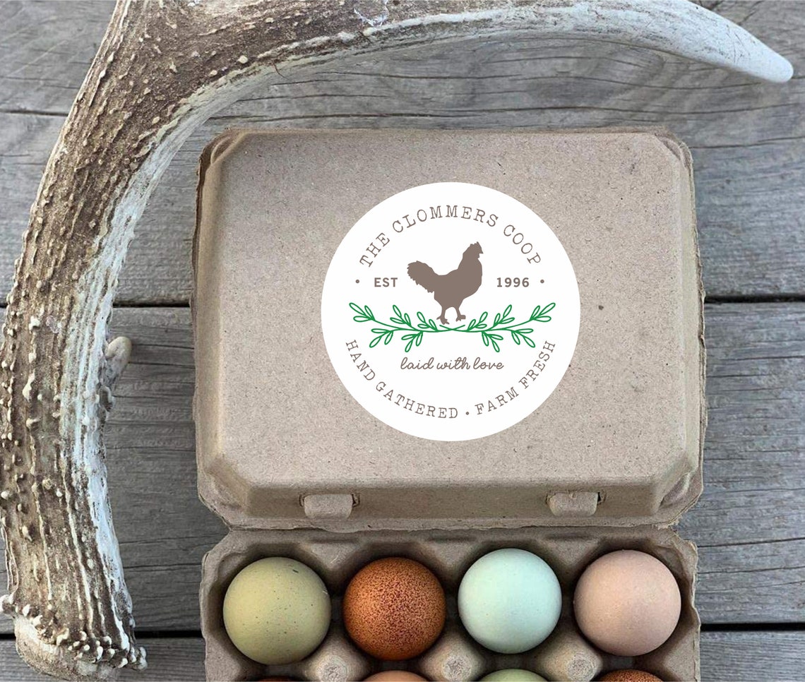 Personalized Eggs Labels Egg Carton Label Egg Carton - Etsy