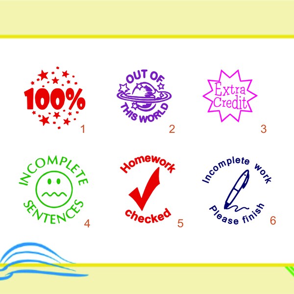 Custom Teacher Stamp - Etsy