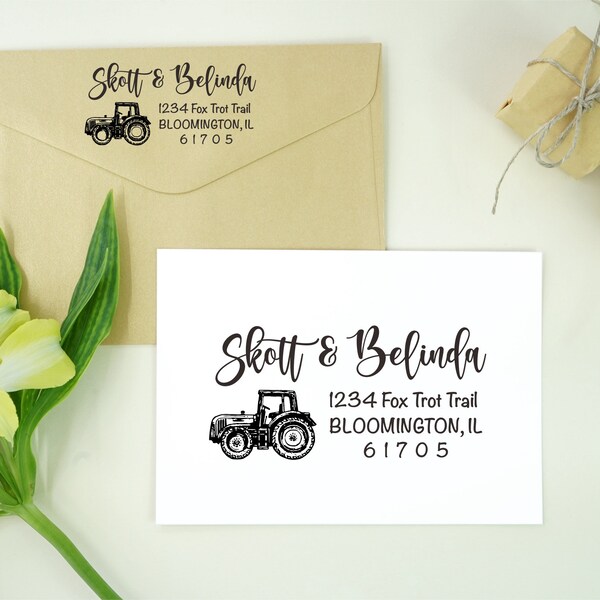Address Stamp - Etsy