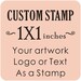 Custom Stamp Custom Logo Stamp Custom Rubber Stamp - Etsy