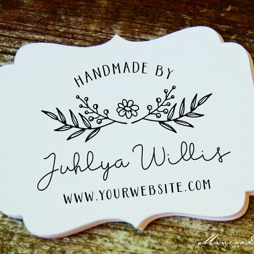 Custom Handmade by Rubber Stamp Personalized Created by - Etsy
