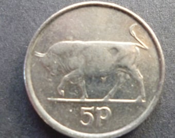 Gift Bag of 5 Authentic Irish Decimal Animal Coins in A Plush - Etsy