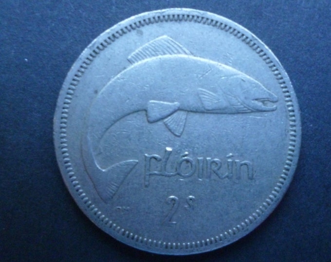 1966 Eire (ireland Republic) Florin Coin (two Shillings) Featuring a ...