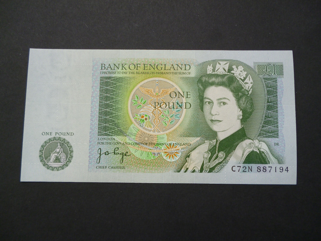 1978 Bank of England Genuine Mint Uncirculated Un-used One English ...