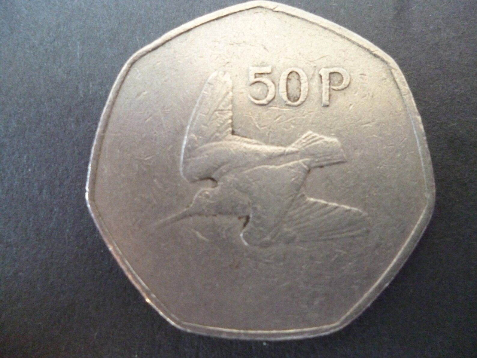 1978 Eire Ireland Republic 50p coin featuring a Woodcock | Etsy