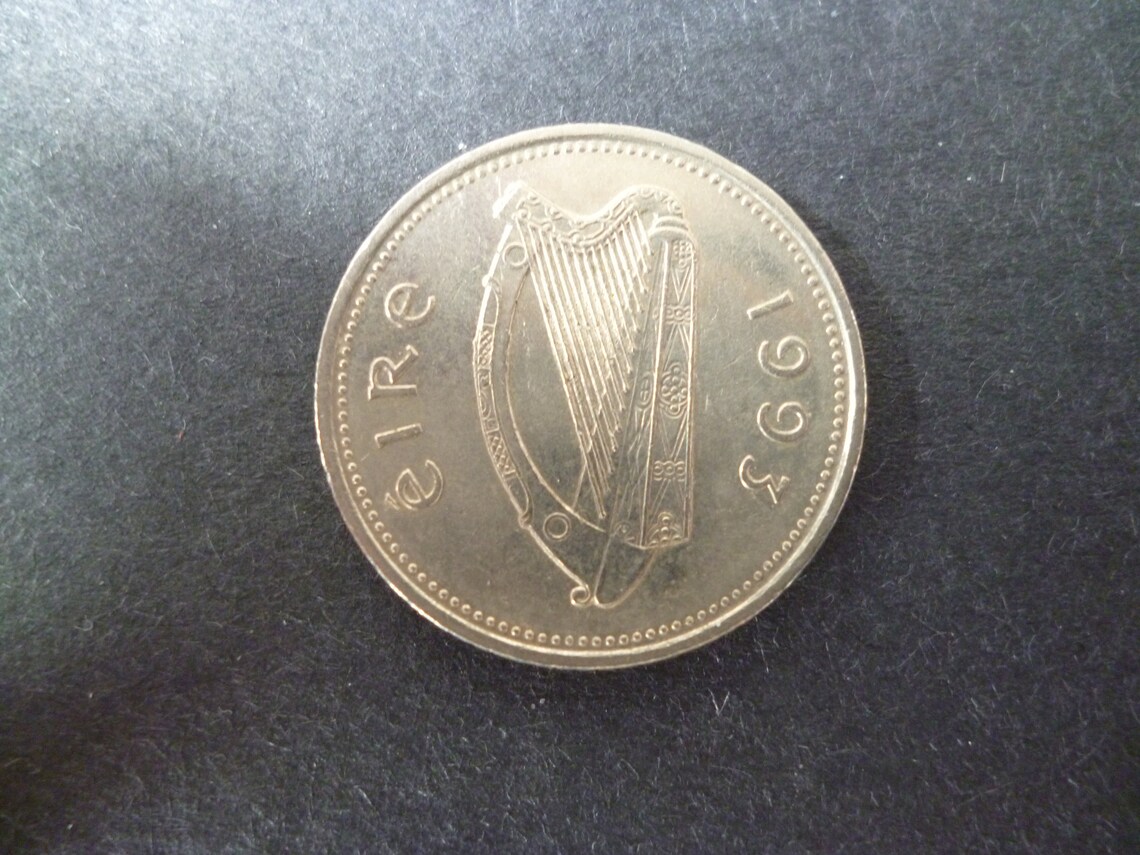 1993 Eire ireland Republic 10p ten Pence Coin the Smaller - Etsy