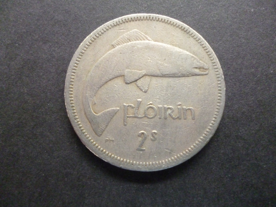 1964 Eire (ireland Republic) Florin Coin (two Shillings) Featuring a ...