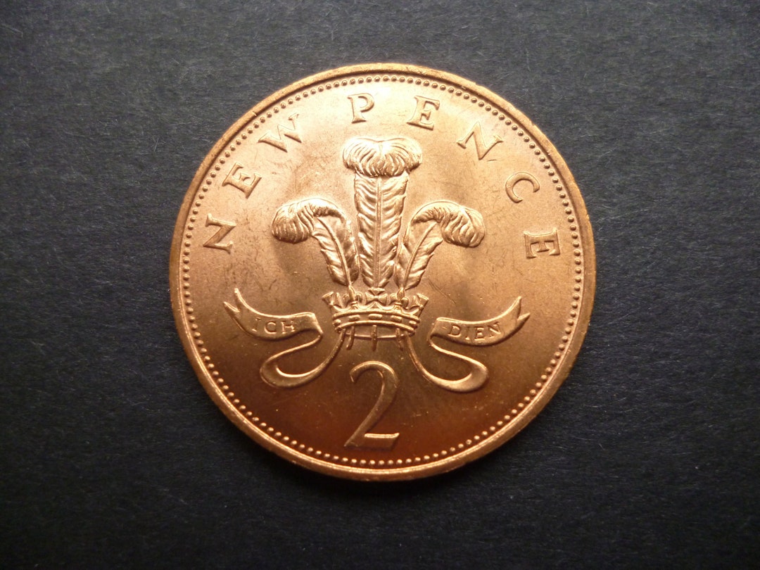 English 1971 Two Pence Coin (2p) in Uncirculated (un-used) Condition ...