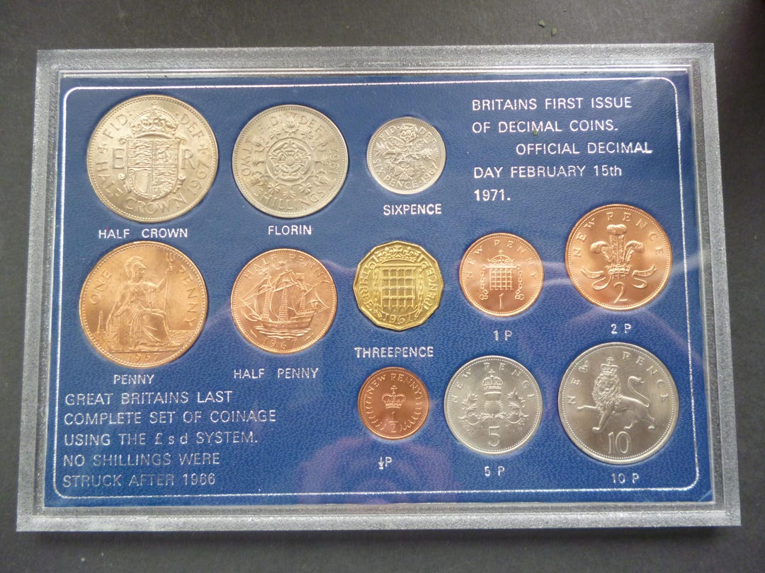 Great Britain Complete Decimal Issue and Last Pound/shilling/ Pence ...