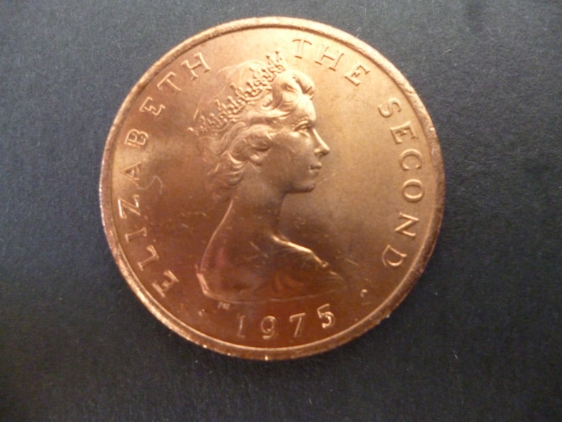 1975 Isle of Man 2p Coin Featuring a Pair of Falcons and Queen - Etsy UK