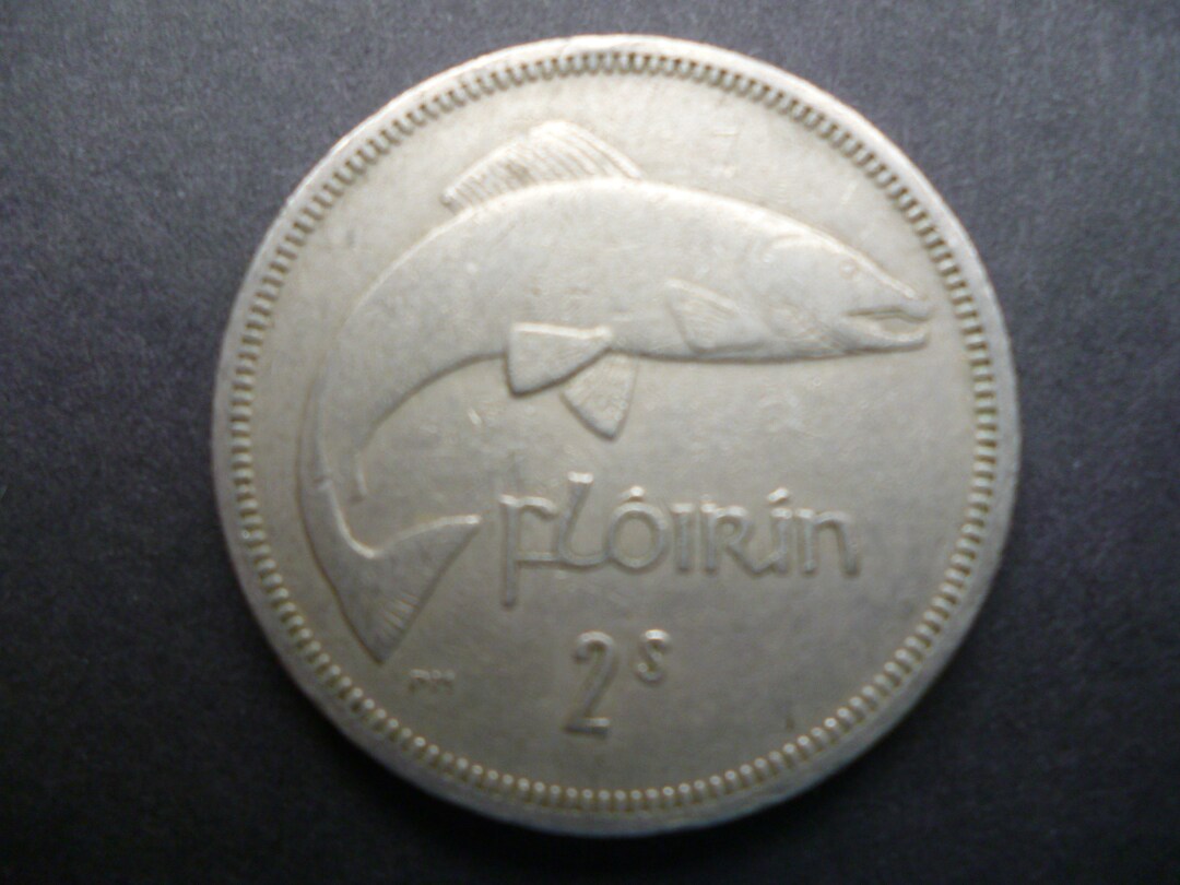 1966 Eire (ireland Republic) Florin Coin (two Shillings) Featuring a ...