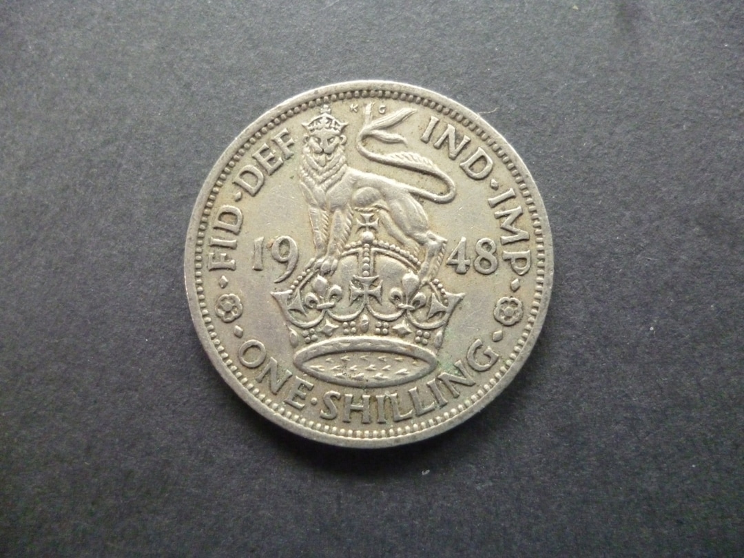 1948 UK Shilling Coin: King George VI, Cupro-nickel - Etsy UK