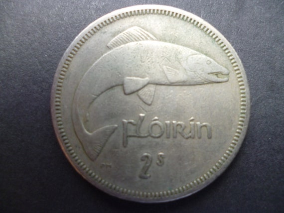 1963 Eire ireland Republic Florin Coin two Shillings - Etsy