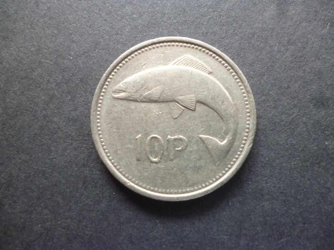 1996 Eire (ireland Republic) 10p (ten Pence) Coin the Smaller Version ...