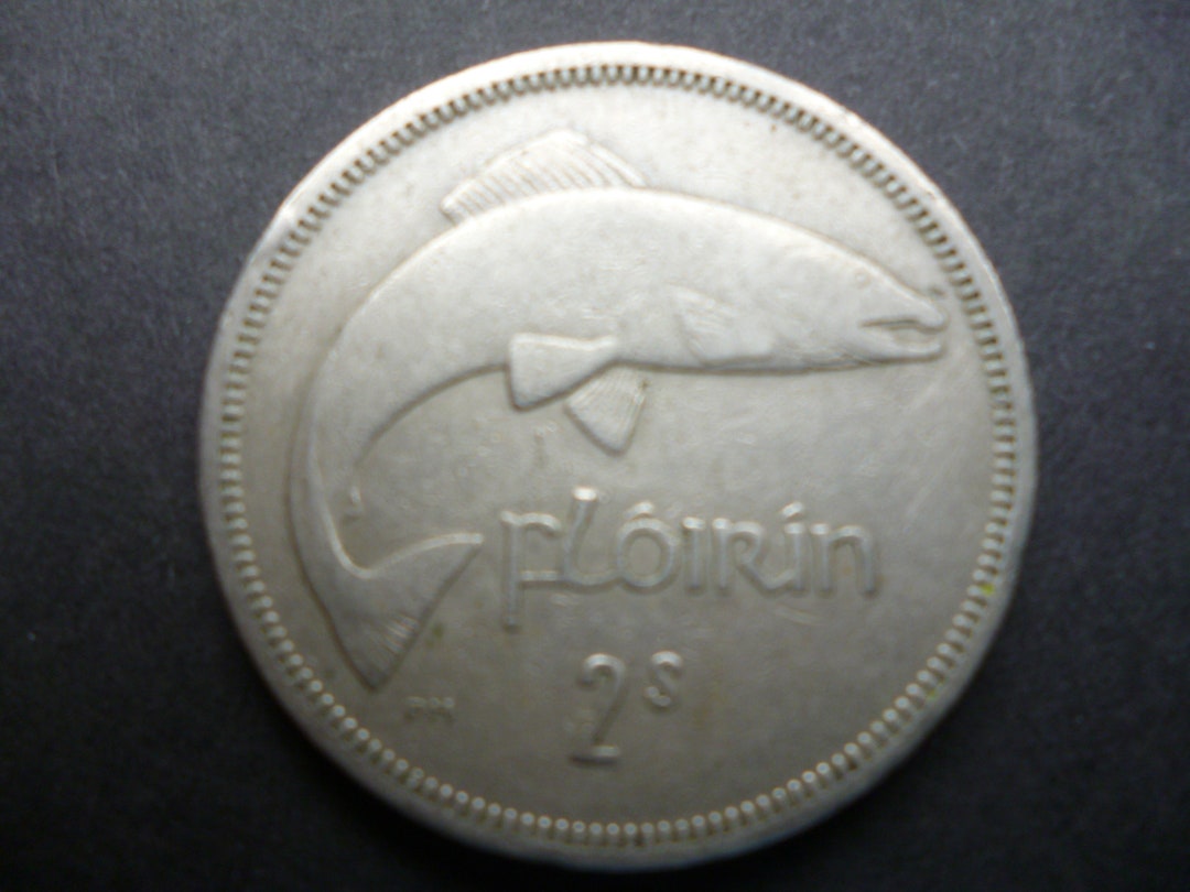 1966 Eire (ireland Republic) Florin Coin (two Shillings) Featuring a ...
