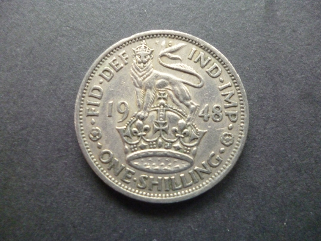 1948 UK Shilling Coin: George VI Cupro-nickel Collectible - Etsy