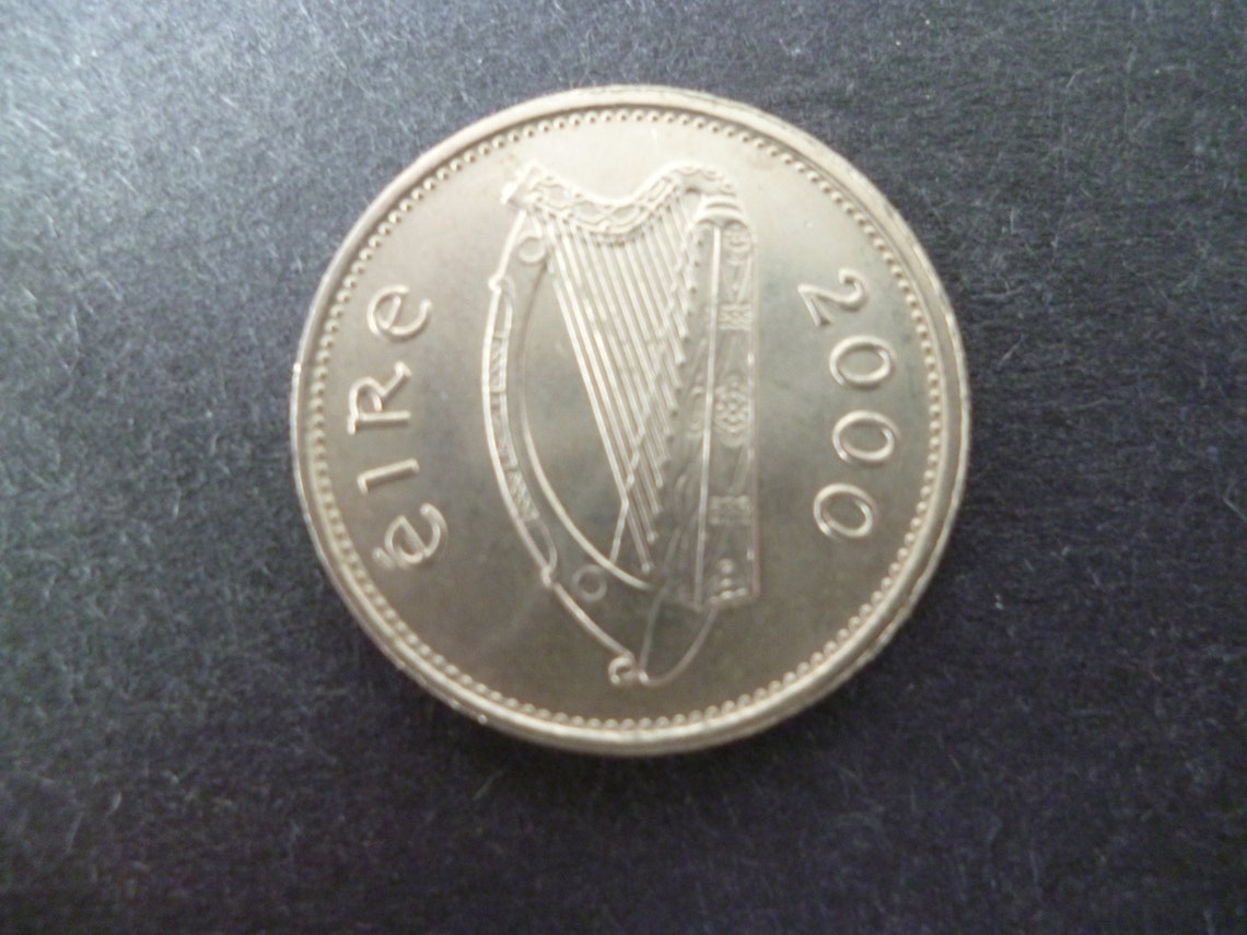 2000 Eire ireland Republic 10p ten Pence Coin the Smaller - Etsy