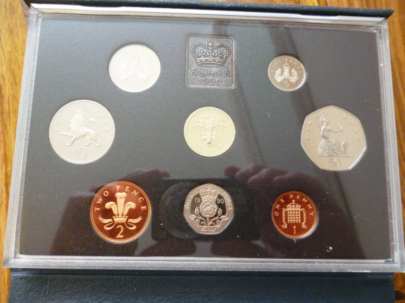 United Kingdom Royal Mint 1990 Proof Eight Coin Year Set | Etsy