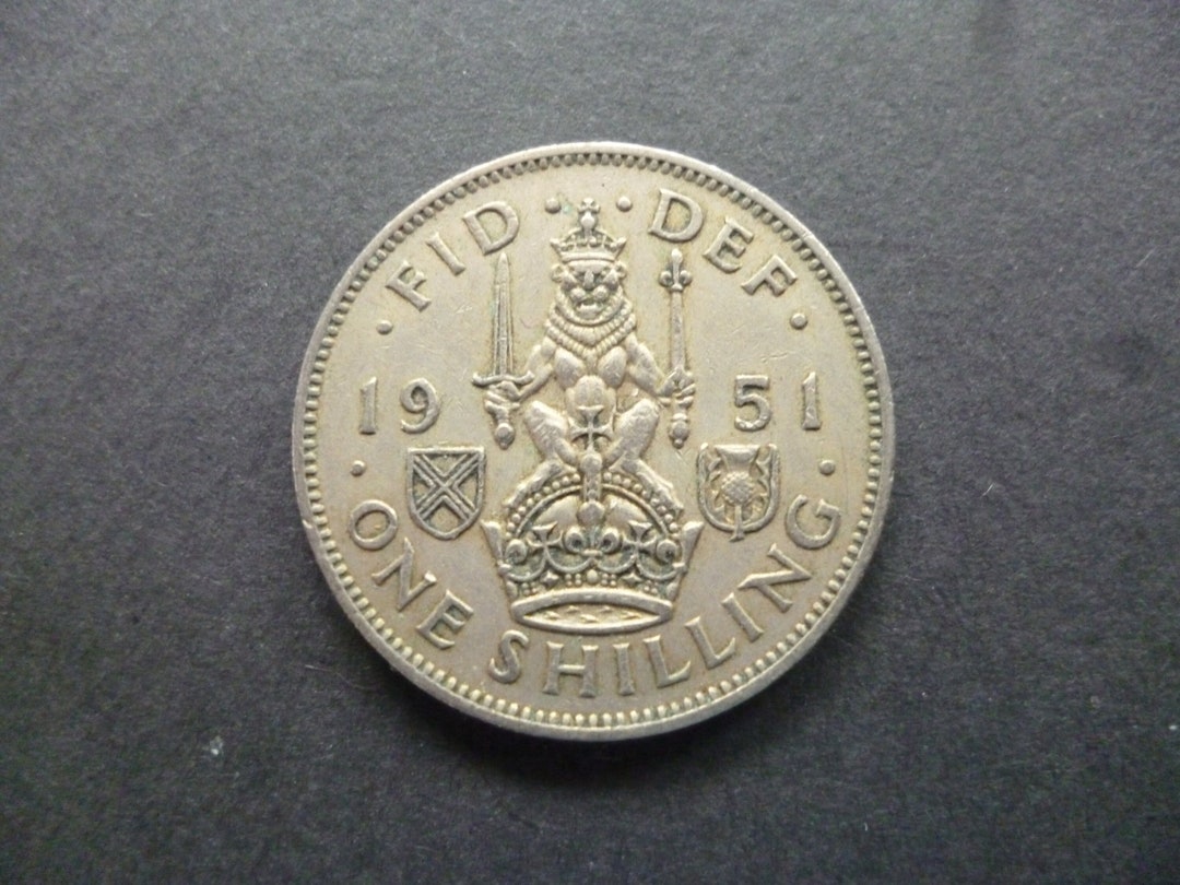 United Kingdom 1951 Shilling Coin (scottish Version) Ideal Gift or for ...