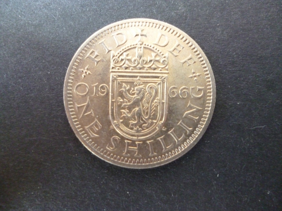 United Kingdom 1966 Shilling Coin (scottish Version) Ideal Gift or for ...