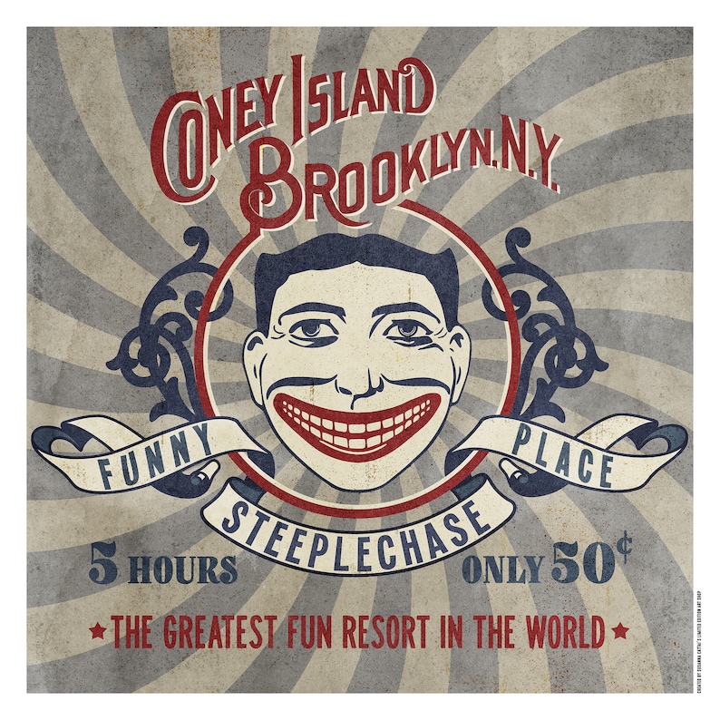 POSTER "coney Island" - Etsy
