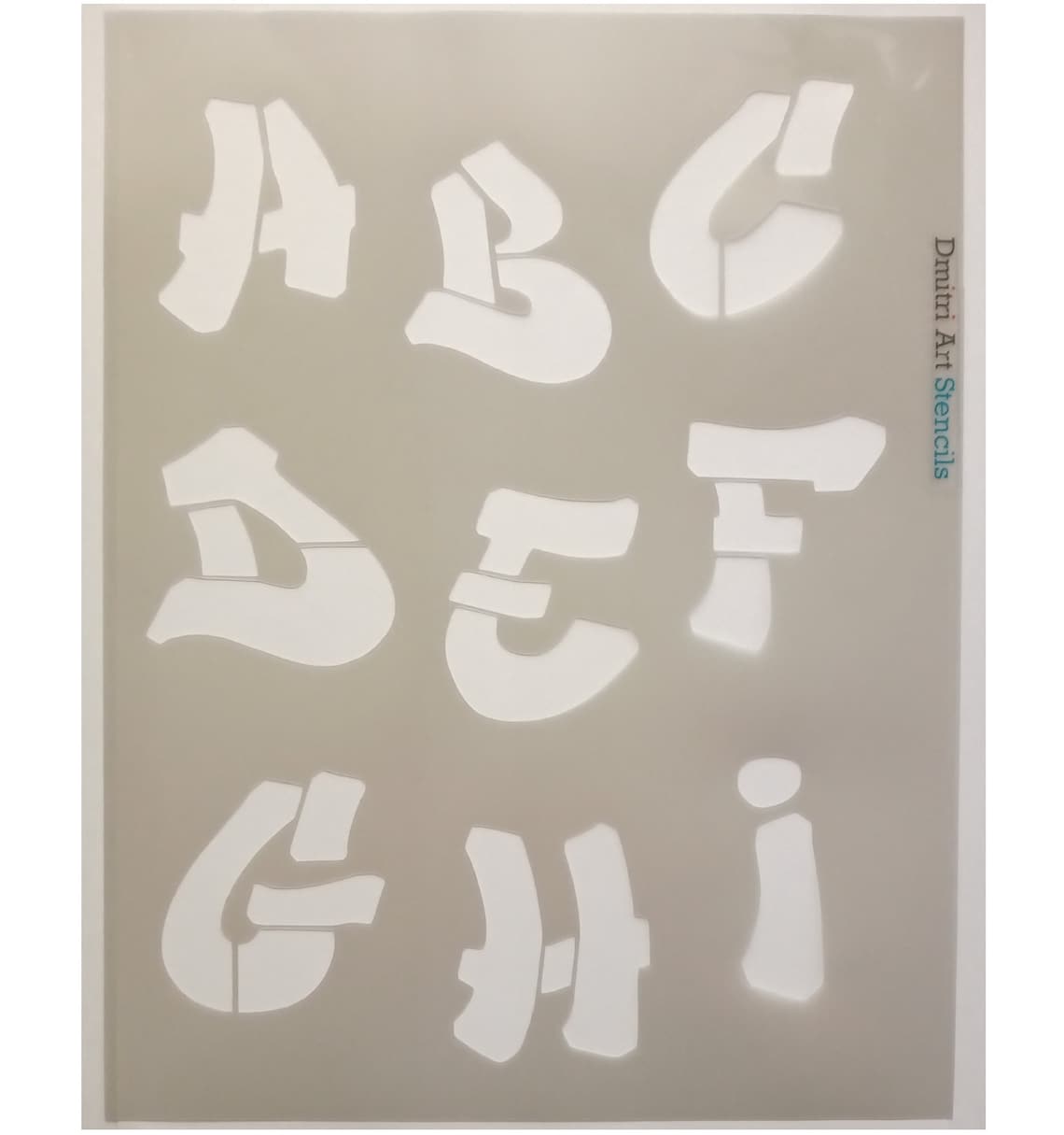 Stencil Alphabet Graffiti Letters Painting Tool for Making - Etsy