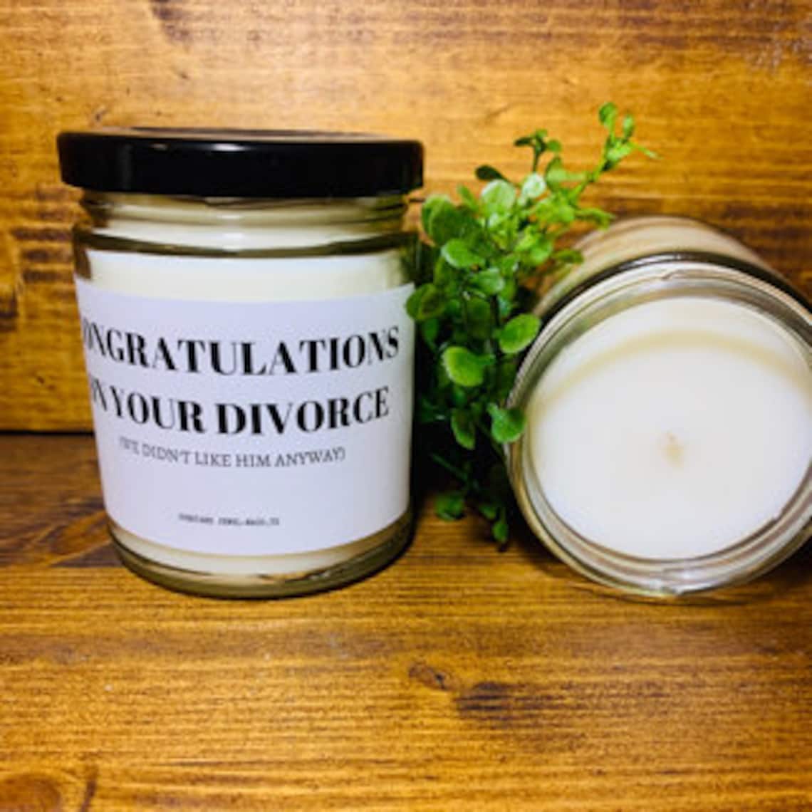 Divorce Candle | Divorce Gift| Gag Gift | Funny Gift| Gift for Friend ...