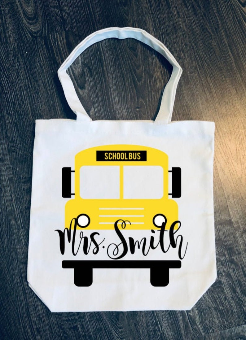 Personalized Bus Driver Tote Bus Driver Gift Bus Driver Bag - Etsy