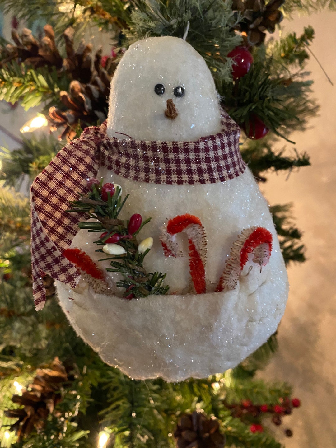 Pocket Snowman - Etsy