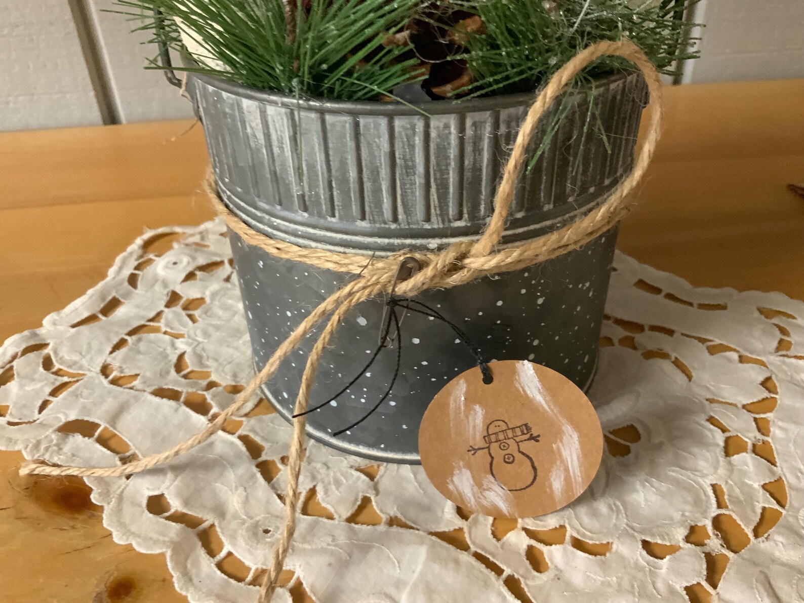 Christmas Snowball Pail (medium Size) - Etsy