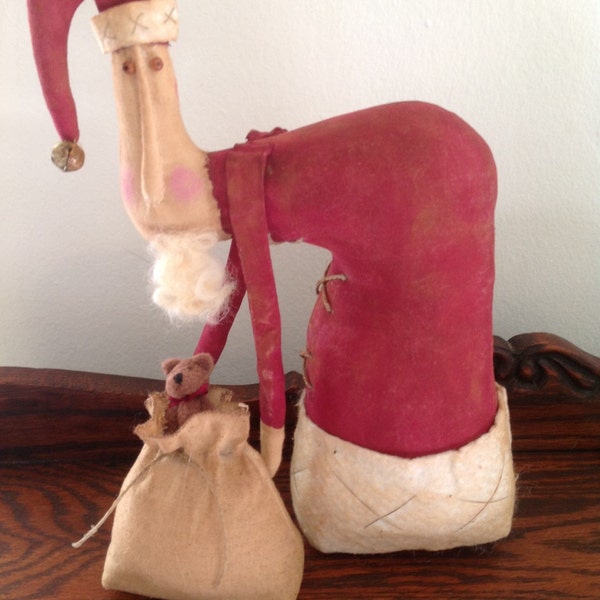Primitive Santas - Etsy