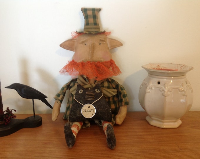 Finn the Leprechaun and His Cat Clancy | Etsy