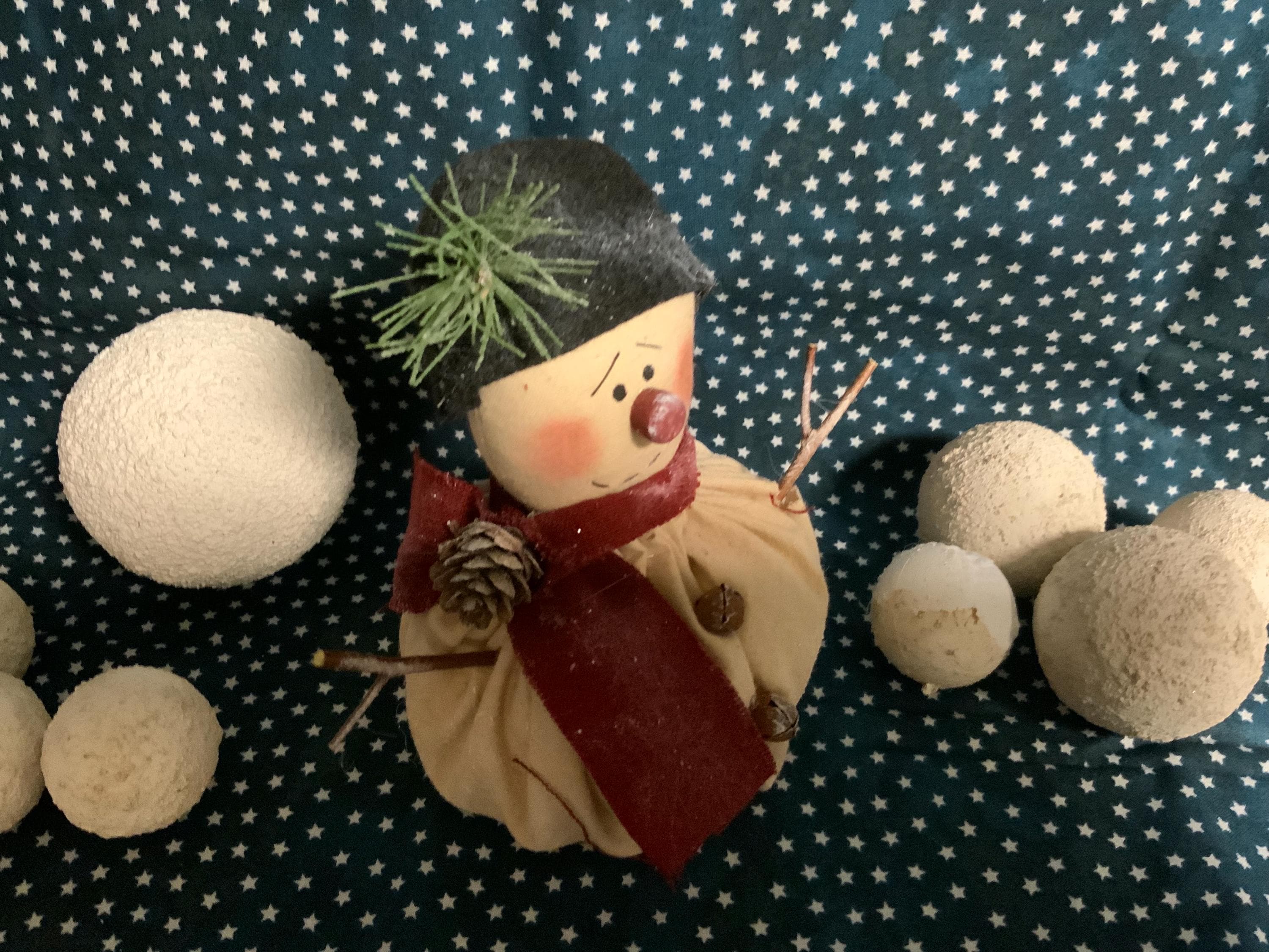 Roly Poly Snowman - Etsy