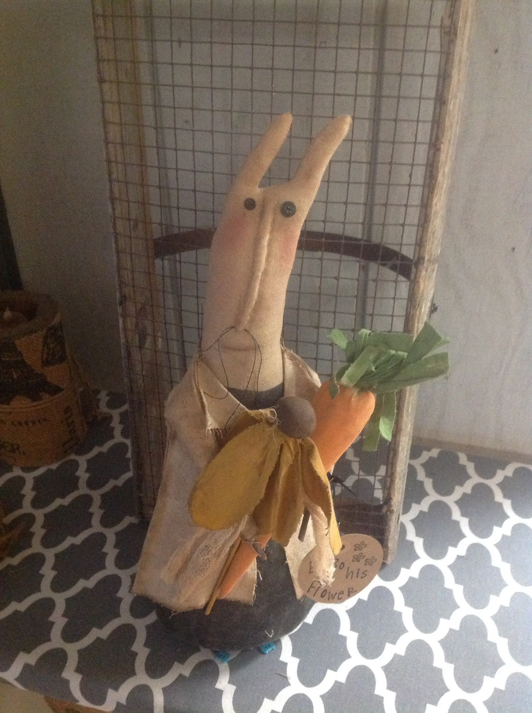 Bobo Rabbit and His Carrot - Etsy