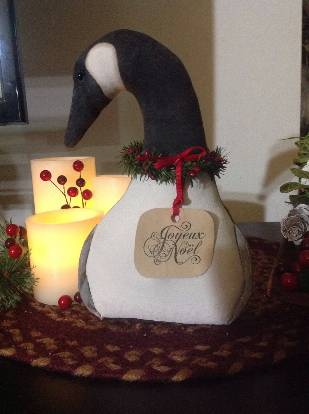 Noel Christmas Goose - Etsy