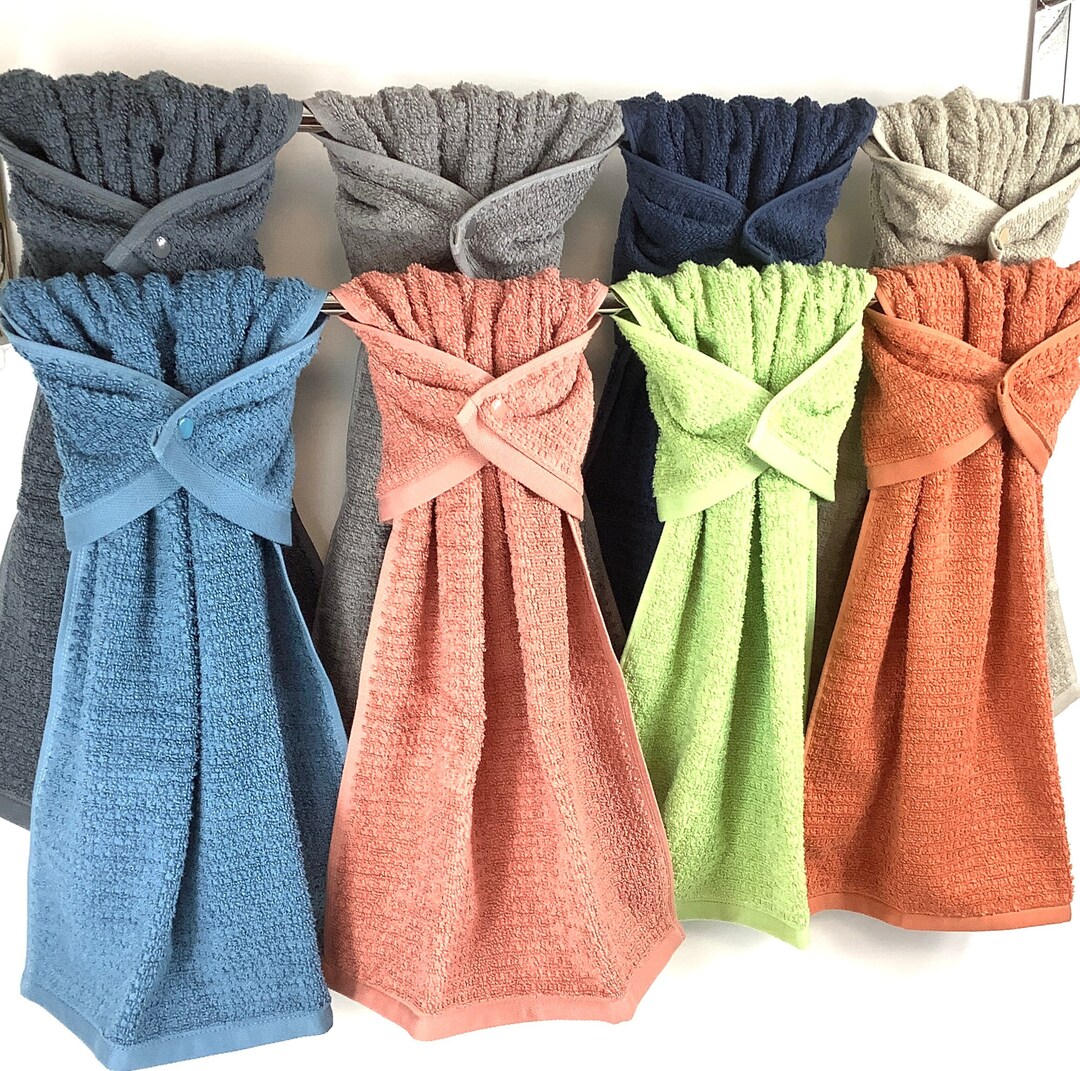 CLEARANCE! Hanging Towel Wrap, Navy, Orange, Mustard, Beige, Coral ...
