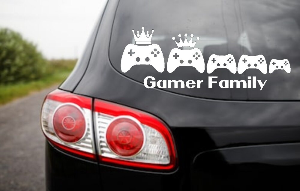 Gamer Game Control Vinyl Car Decal - Etsy