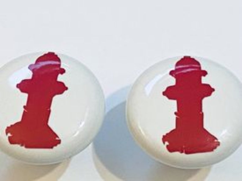 Pair 1.5” Medical Emergency Worker Cabinet Drawer Knobs Pulls White ...
